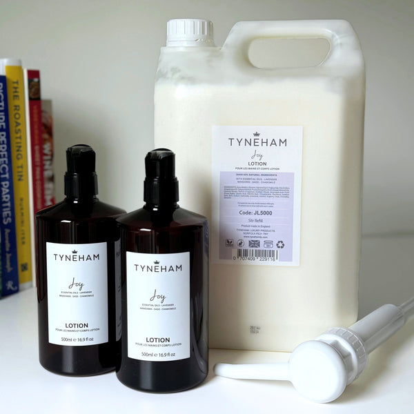 Joy Hand & Body Lotion Refill & Bottle Bundle - Tyneham Canada